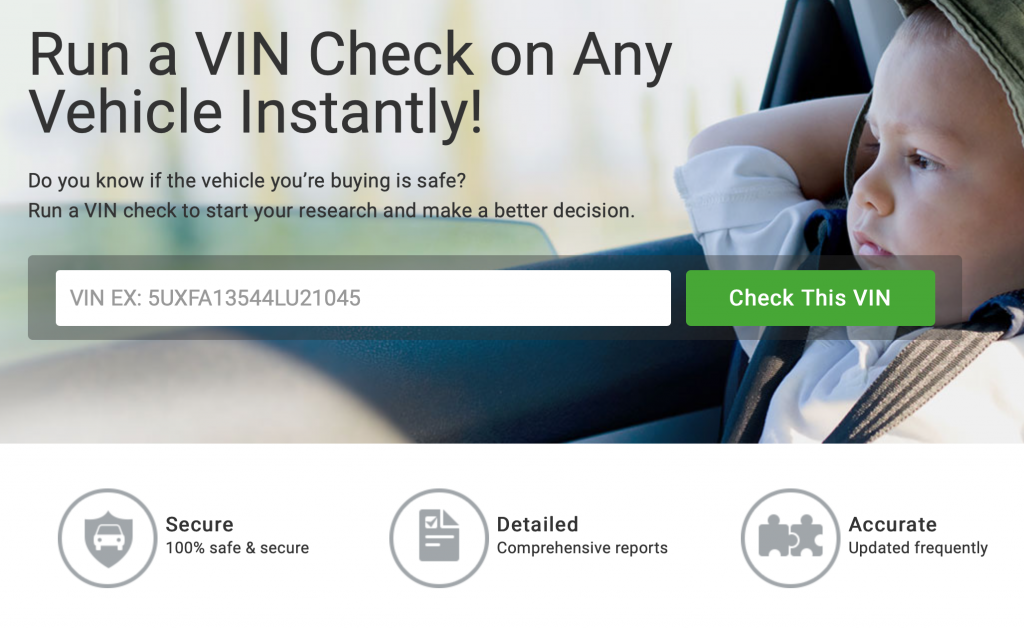 VIN Check & Vehicle History Report – Everybody's Deals